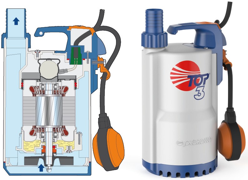 Дренажный насос Pedrollo TOP-3 0,55 kW